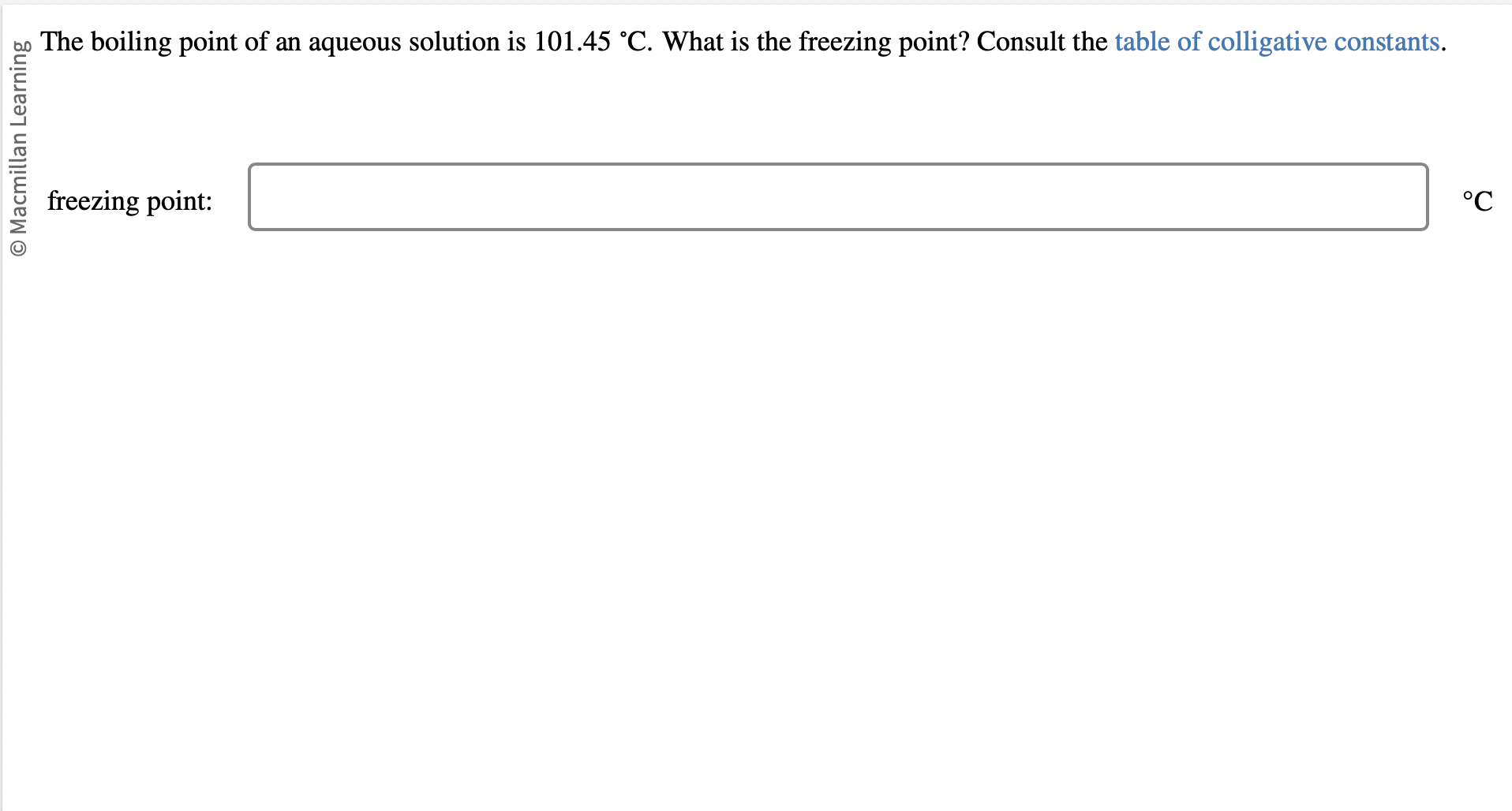 Solved The boiling point of an aqueous solution is 101.45∘C. | Chegg.com