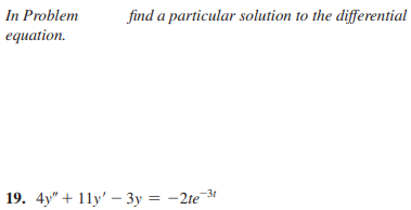 Solved Method of Undetermined Coefficients To find a | Chegg.com
