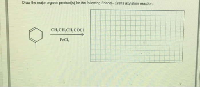 Solved Draw the major organic product(s) for the following | Chegg.com