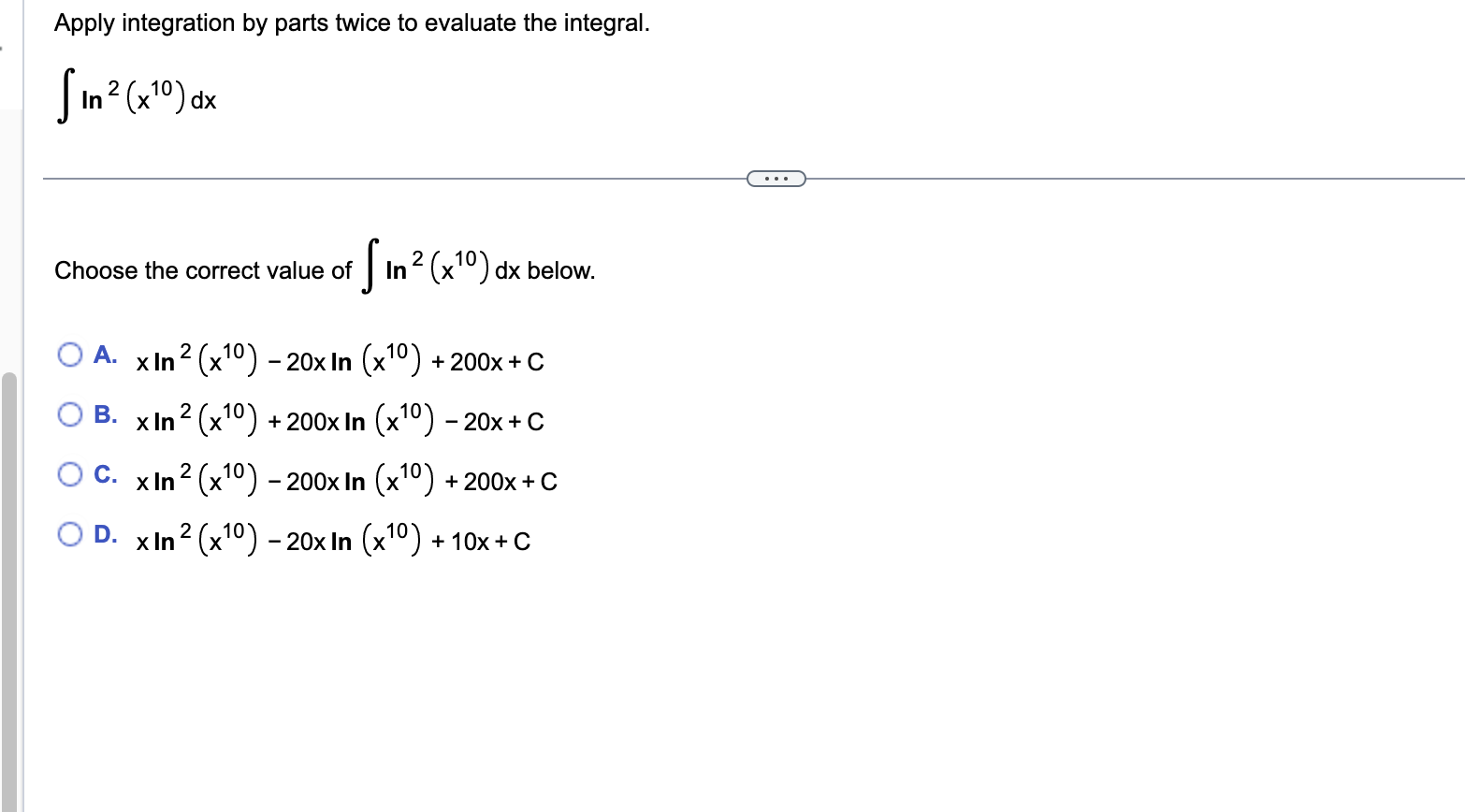 Solved Apply integration by parts twice to evaluate the | Chegg.com