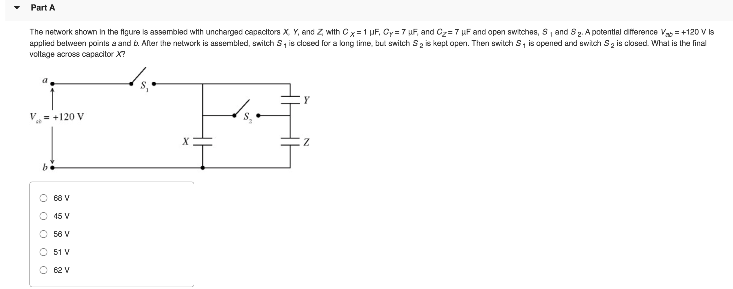Solved The network shown in the figure is assembled with | Chegg.com