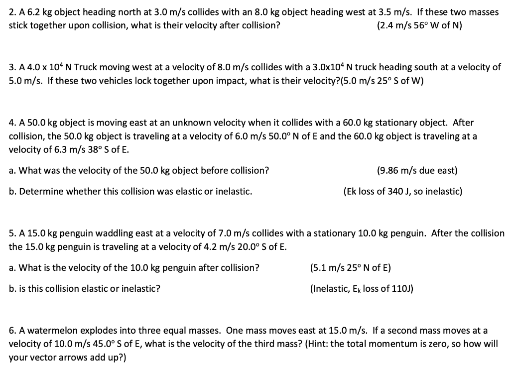 Solved Hi I am taking a physics class and i am getting stuck | Chegg.com