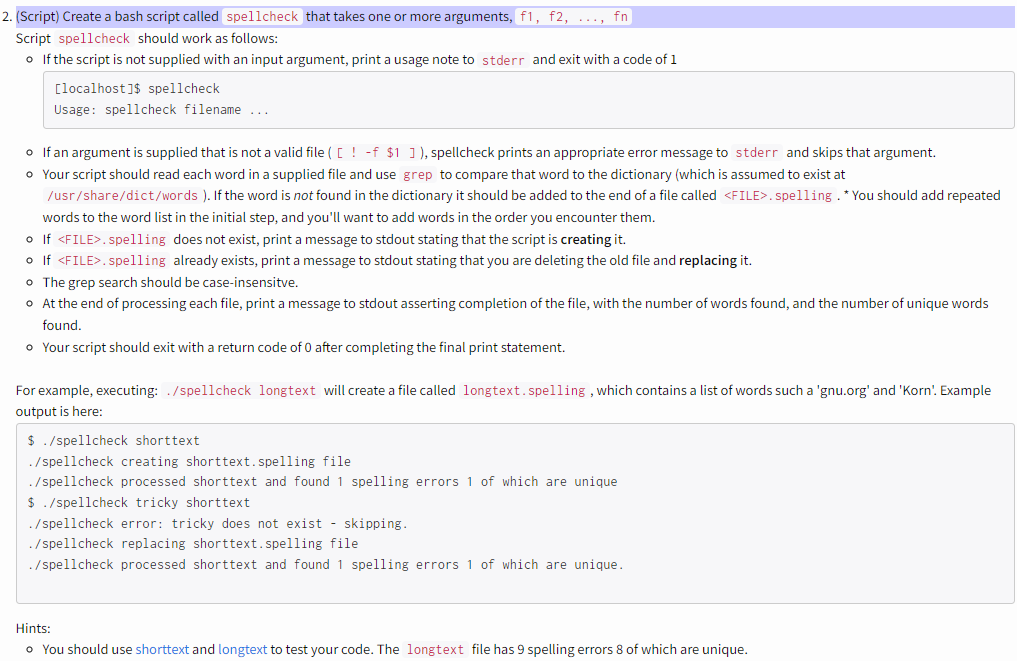 Solved If An Argument Is Supplied That Is Not A Valid File