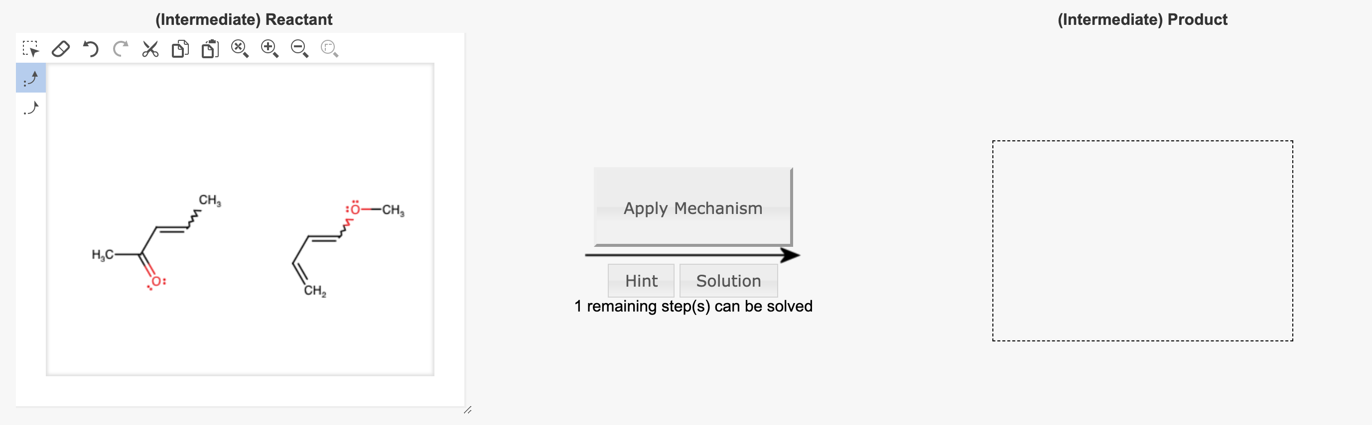 Solved (Intermediate) Product (Intermediate) Reactant o 9 Ćy | Chegg.com