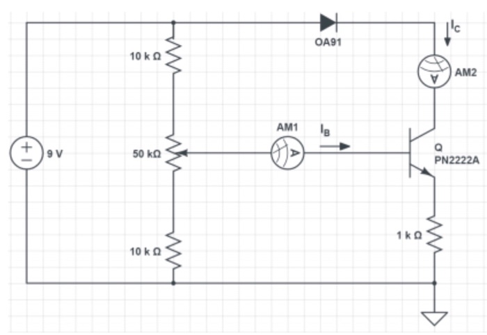Solved 1) Explain why the 50k potentiometer has resistors on | Chegg.com