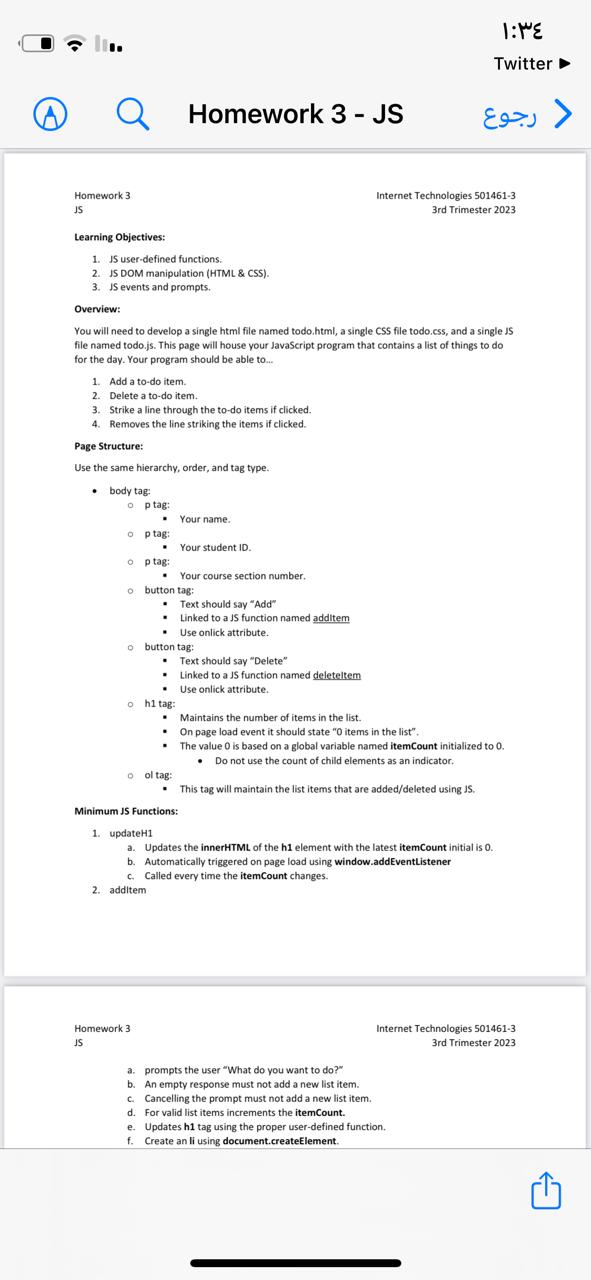 Solved You Will Need To Develop A Single Html File Named
