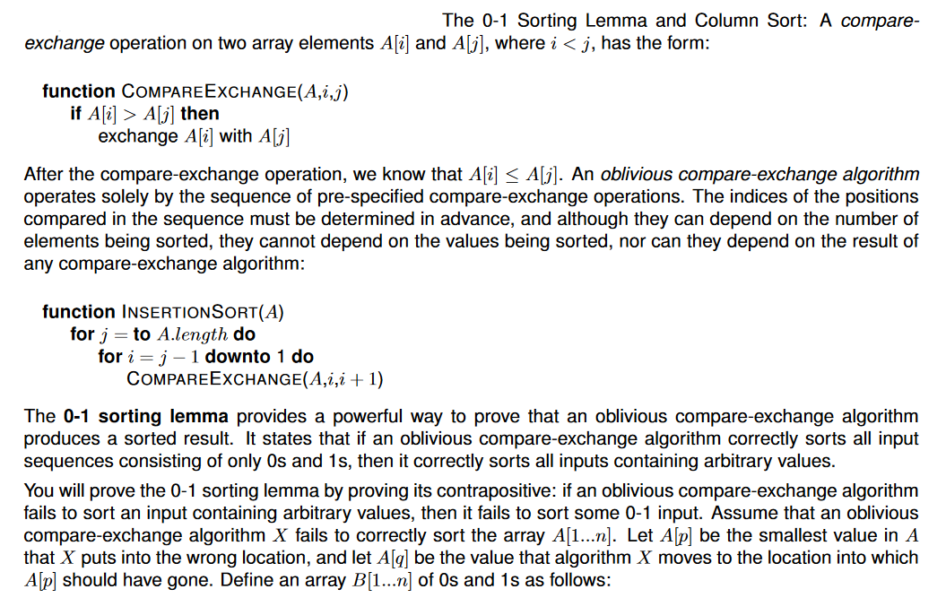 Solved CLRS 8-7 Problem:(PRIORITIZE QUESTIONS ‘G’ AND 'H' | Chegg.com