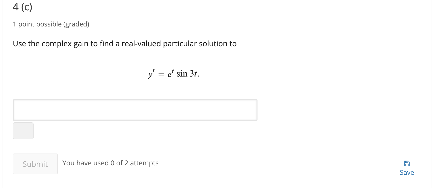 Solved 4 (a) 1 point possible (graded) Find a simple | Chegg.com