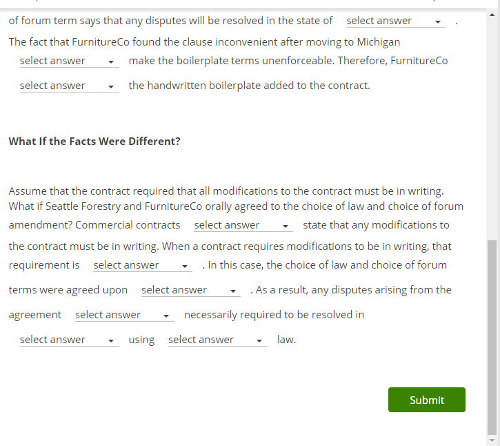 In 2017, Seattle Forestry began contract negotiations | Chegg.com