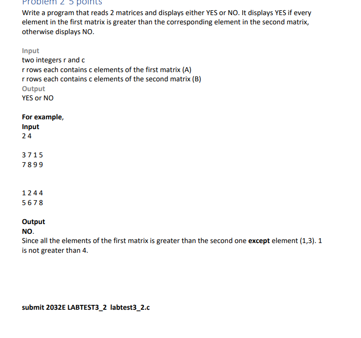 Solved Write a program that reads 2 matrices and displays | Chegg.com