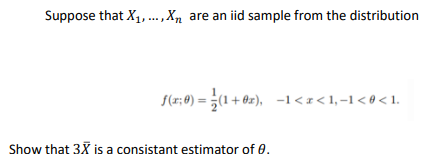 Solved Suppose that X1,…,Xn are an iid sample from the | Chegg.com