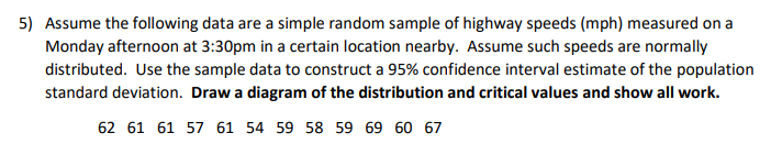 Solved Assume the following data are a simple random sample | Chegg.com
