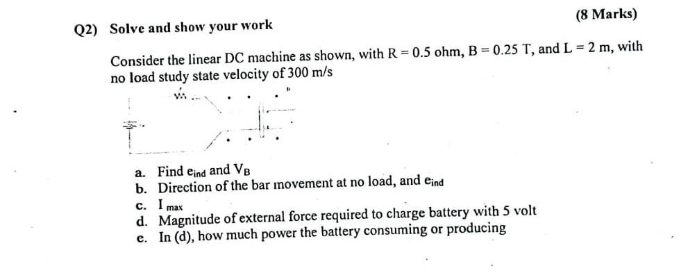2) Solve and show your work Consider the linear DC | Chegg.com 2) Solve and show your work Consider the linear DC | Chegg.com