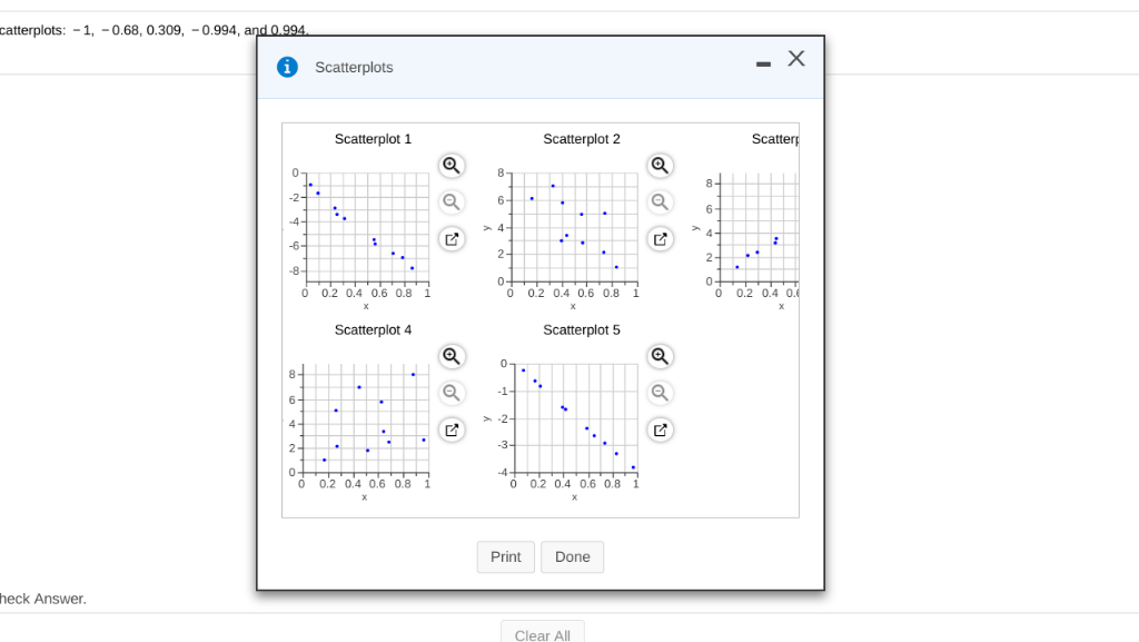 Solved Match these values of r with the accompanying | Chegg.com