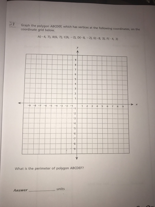Solved are represented on the grid shown below. 25 Points F | Chegg.com