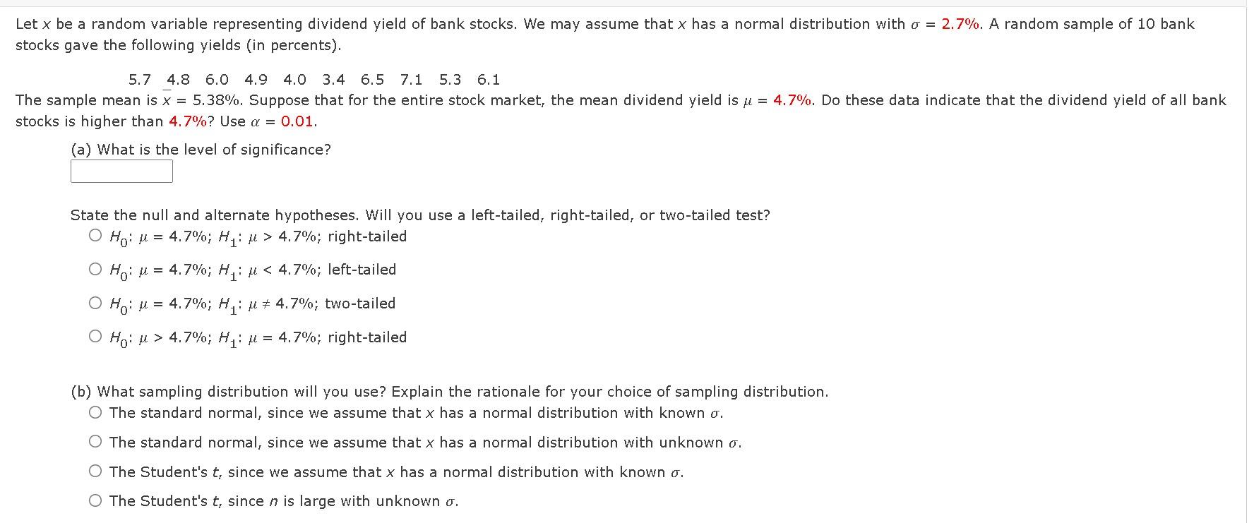 Solved Let x be a random variable representing dividend | Chegg.com
