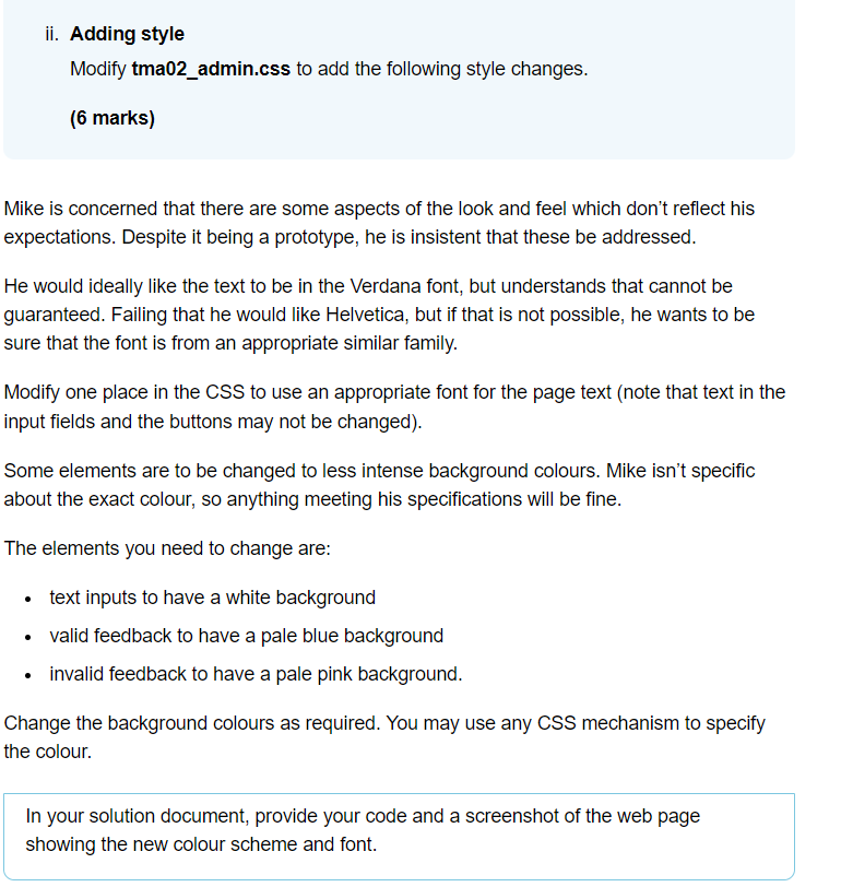 Solved (b) Client-side i. Update the page title and heading | Chegg.com