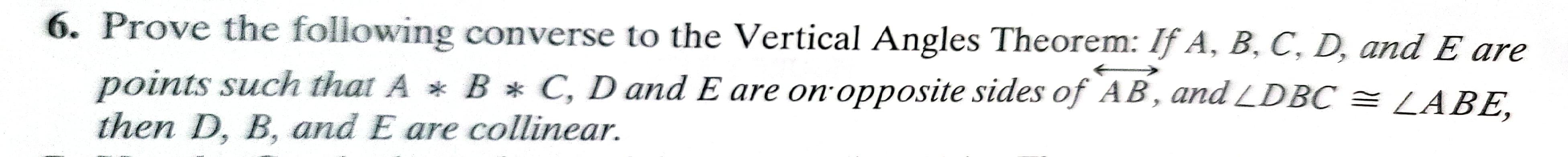 Solved 6. Prove the following converse to the Vertical | Chegg.com