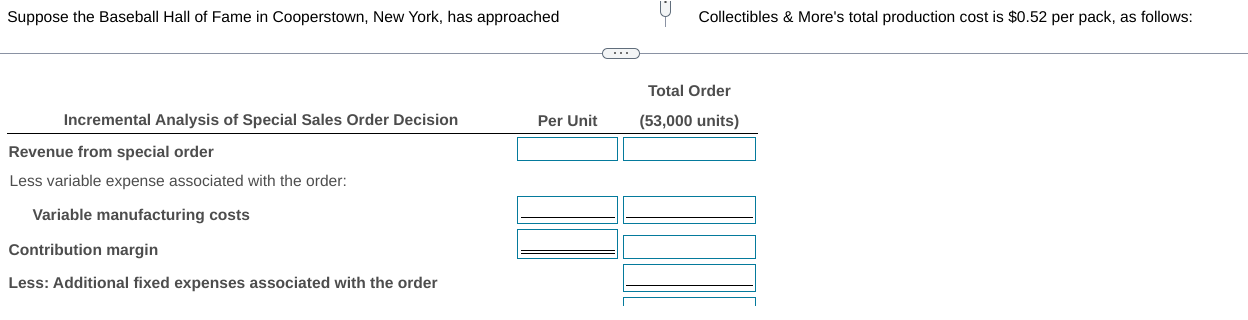 Solved Data tableRequirements 1. Prepare an incremental | Chegg.com
