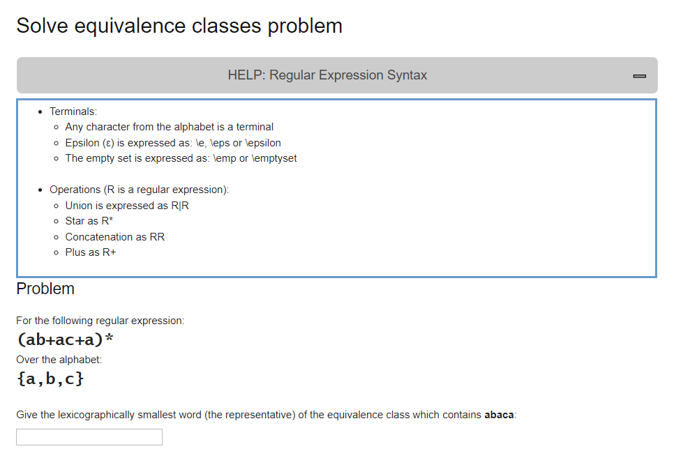 Solved Solve equivalence classes problem HELP: Regular | Chegg.com