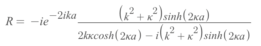 Solved For the potential barrier problem a) find the | Chegg.com