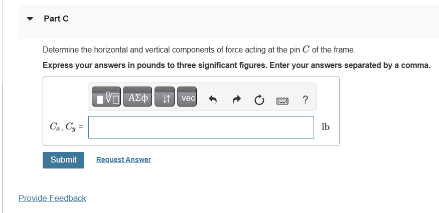 Solved Figure 1 of 1Determine the horizontal and vertical | Chegg.com