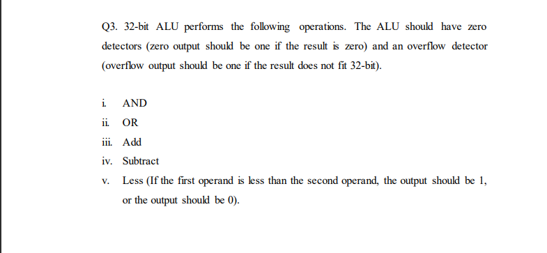 Solved Implement The Logic Functions Using Verilog Question 5847