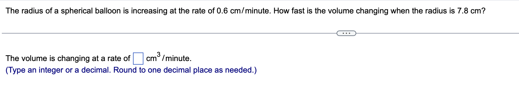 Solved The radius of a spherical balloon is increasing at | Chegg.com