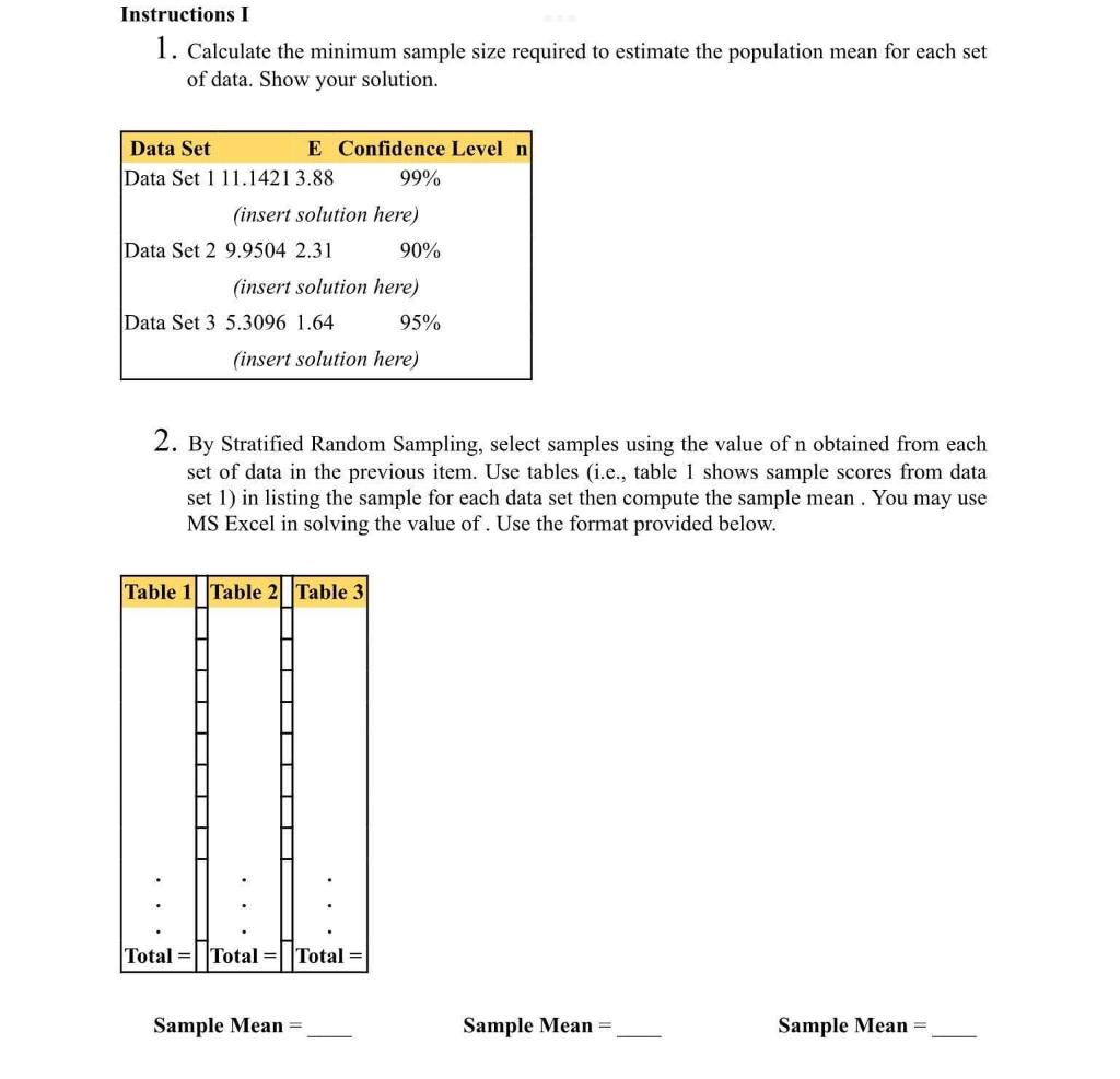 Solved 1. Calculate the minimum sample size required to | Chegg.com