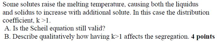 Solved Some solutes raise the melting temperature, causing | Chegg.com