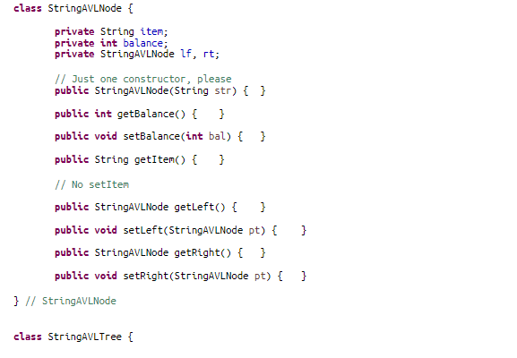 Solved Leave all variables, method names, and code | Chegg.com
