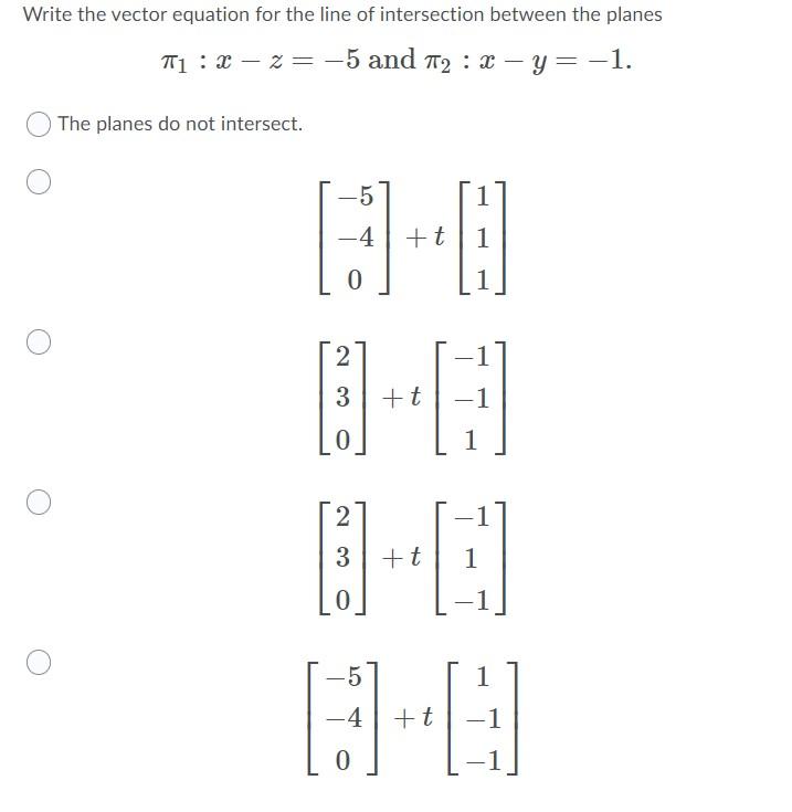 Solved Write the vector equation for the line of | Chegg.com