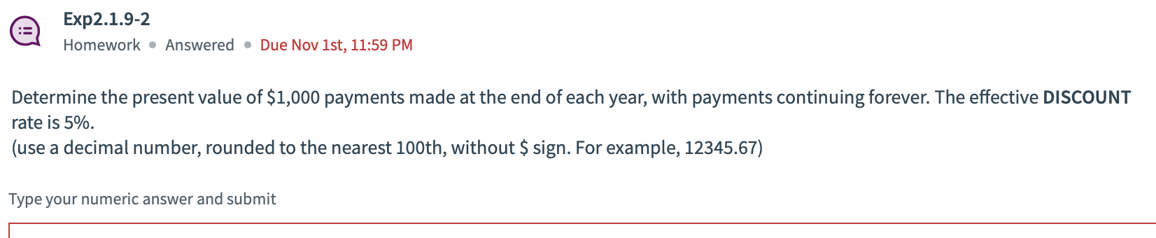 Solved Exp2.1.9-2 Homework - Answered - Due Nov 1st, 11:59 | Chegg.com