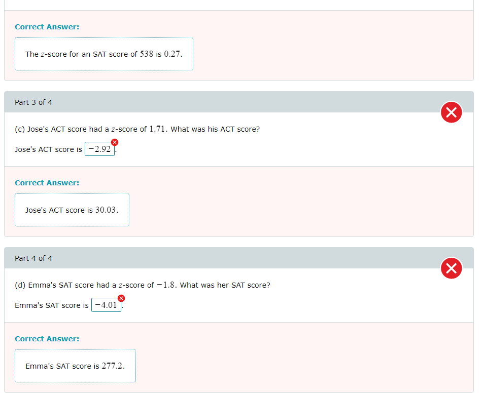 Solved Standardized tests: In a particular year, the mean | Chegg.com