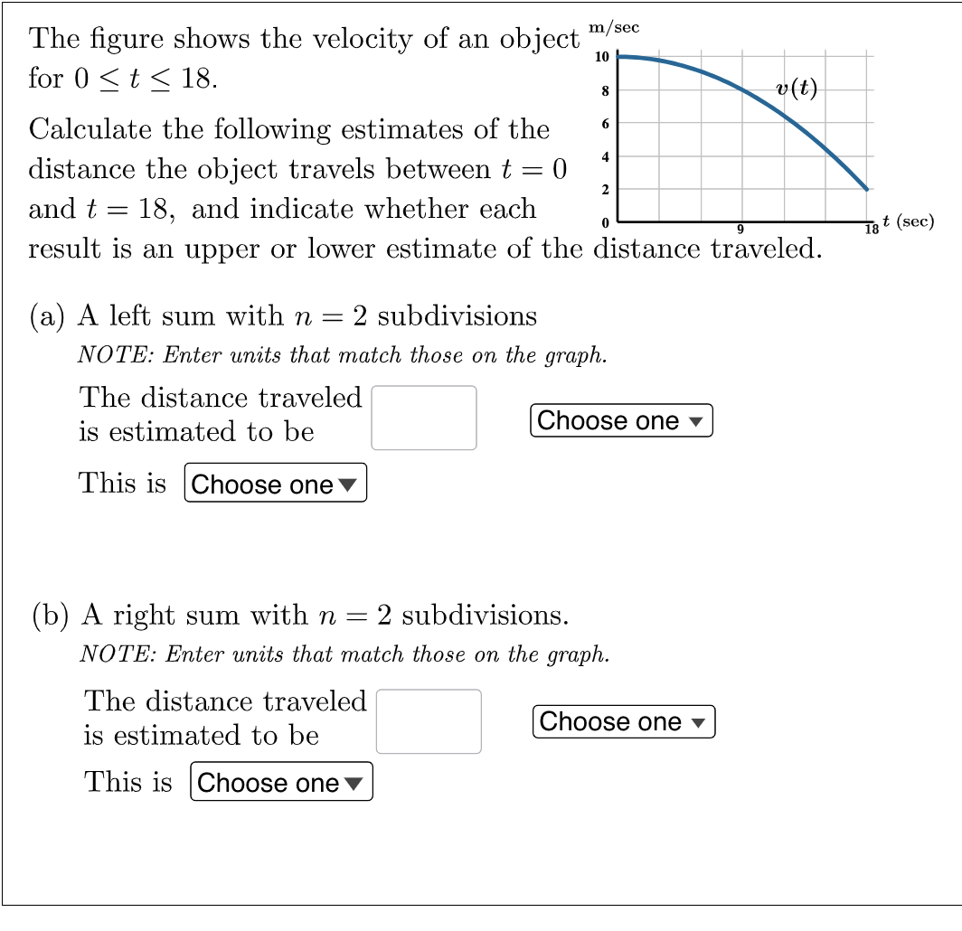 Solved The figure shows the velocity of an object for | Chegg.com