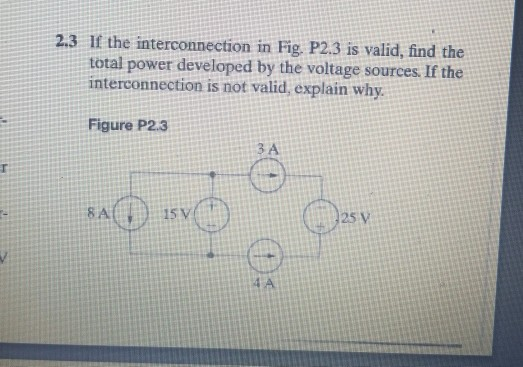 Solved Problems Section 2.1 2.1 If the interconnection in | Chegg.com