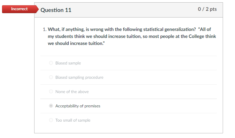 Solved Incorrect Incorrect Question 9 0/2 pts 1. What, if | Chegg.com