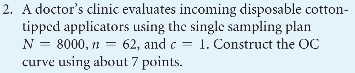 Solved A doctor’s clinic evaluates incoming disposable | Chegg.com