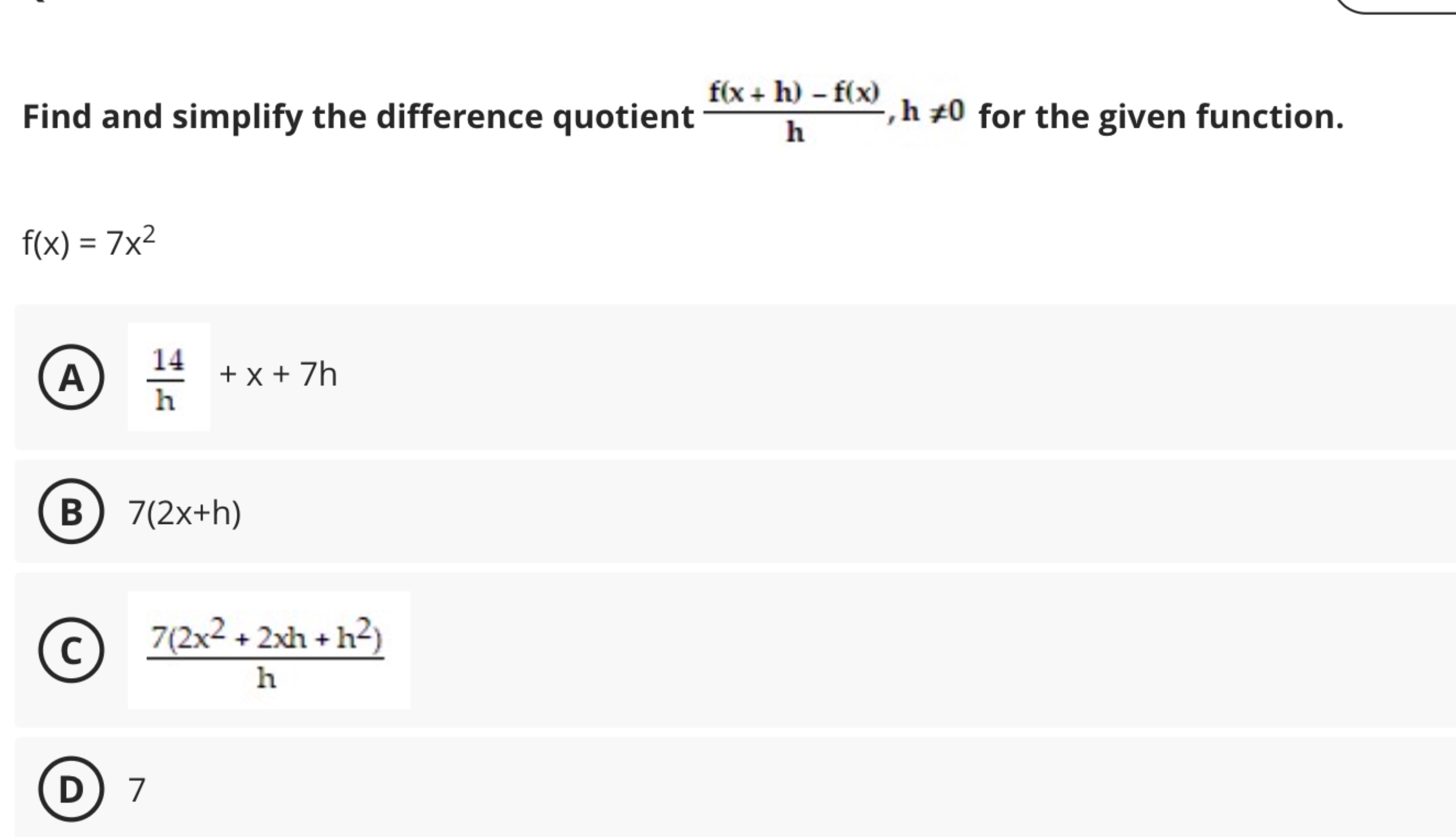 Solved Find and simplify the difference quotient | Chegg.com