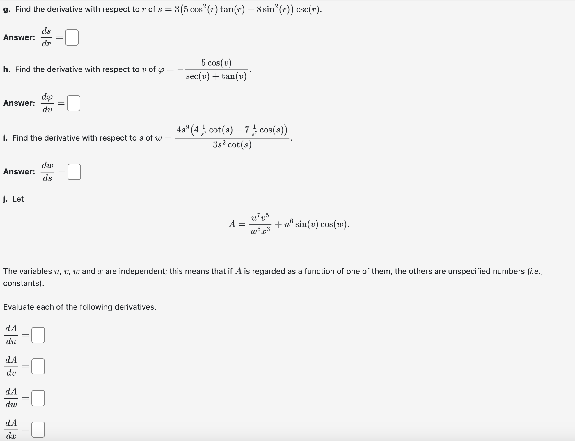 Solved Note: To compute the derivatives in this question you | Chegg.com