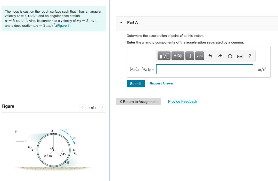 Solved The Hoop Is Cast On The Rough Surface Such That It