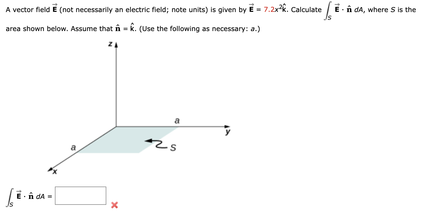Solved A vector field E (not necessarily an electric field; | Chegg.com