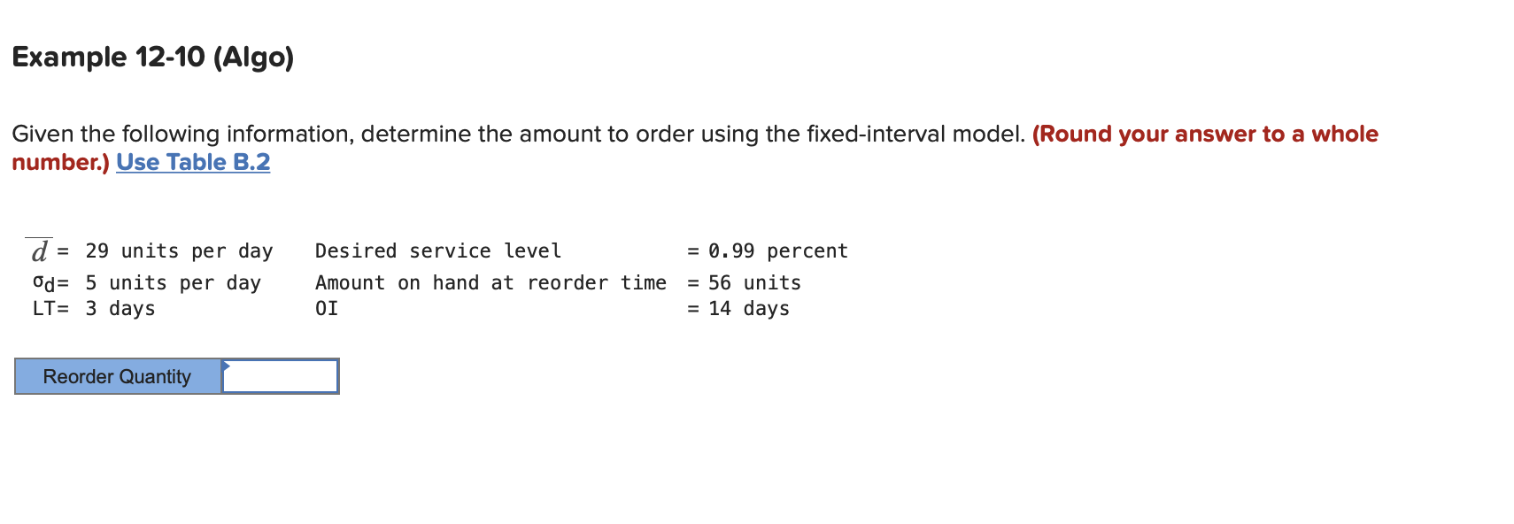 Solved Given the following information, determine the amount | Chegg.com