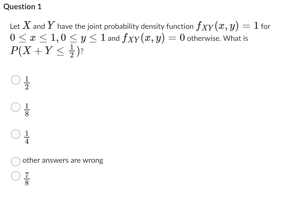 Solved Let X and Y have the joint probability density | Chegg.com