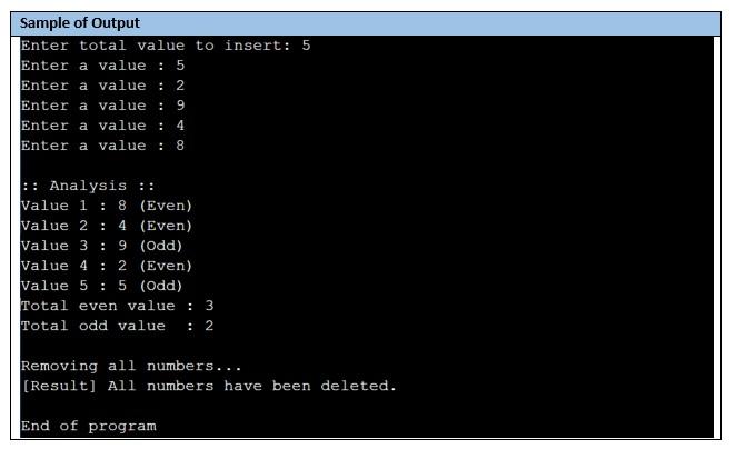 Solved C++ Data Structures Referring to sample of program | Chegg.com