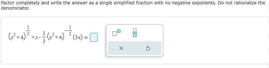 Solved Factor completely and write the answer as a single | Chegg.com
