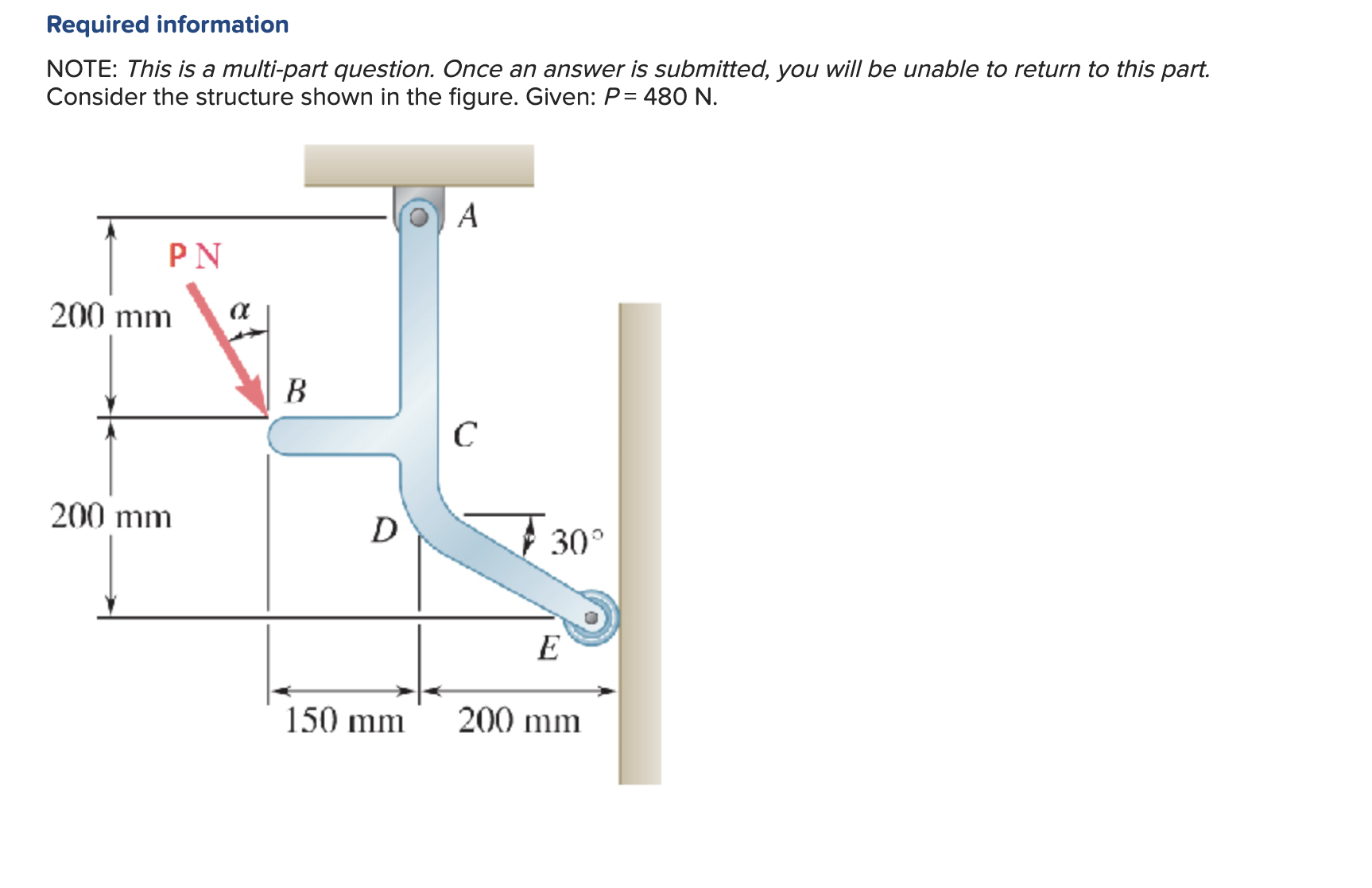 Solved Required information NOTE: This is a multi-part | Chegg.com