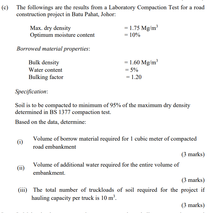 Solved The followings are the results from a Laboratory | Chegg.com