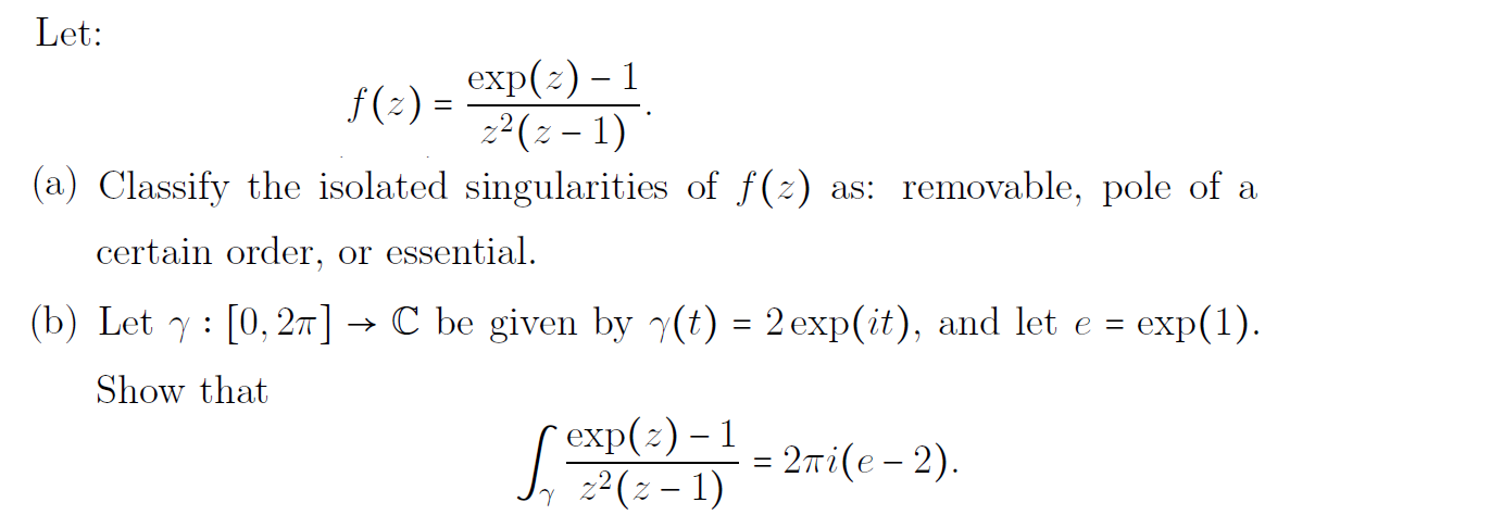 Solved Complex Analysis problem. Please don't skip steps and | Chegg.com