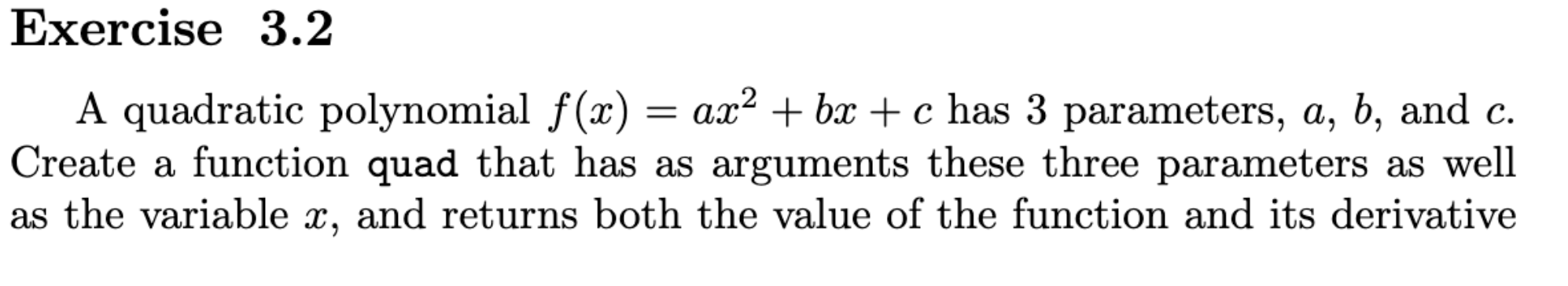 Solved A quadratic polynomial f(x)=ax2+bx+c has 3 | Chegg.com